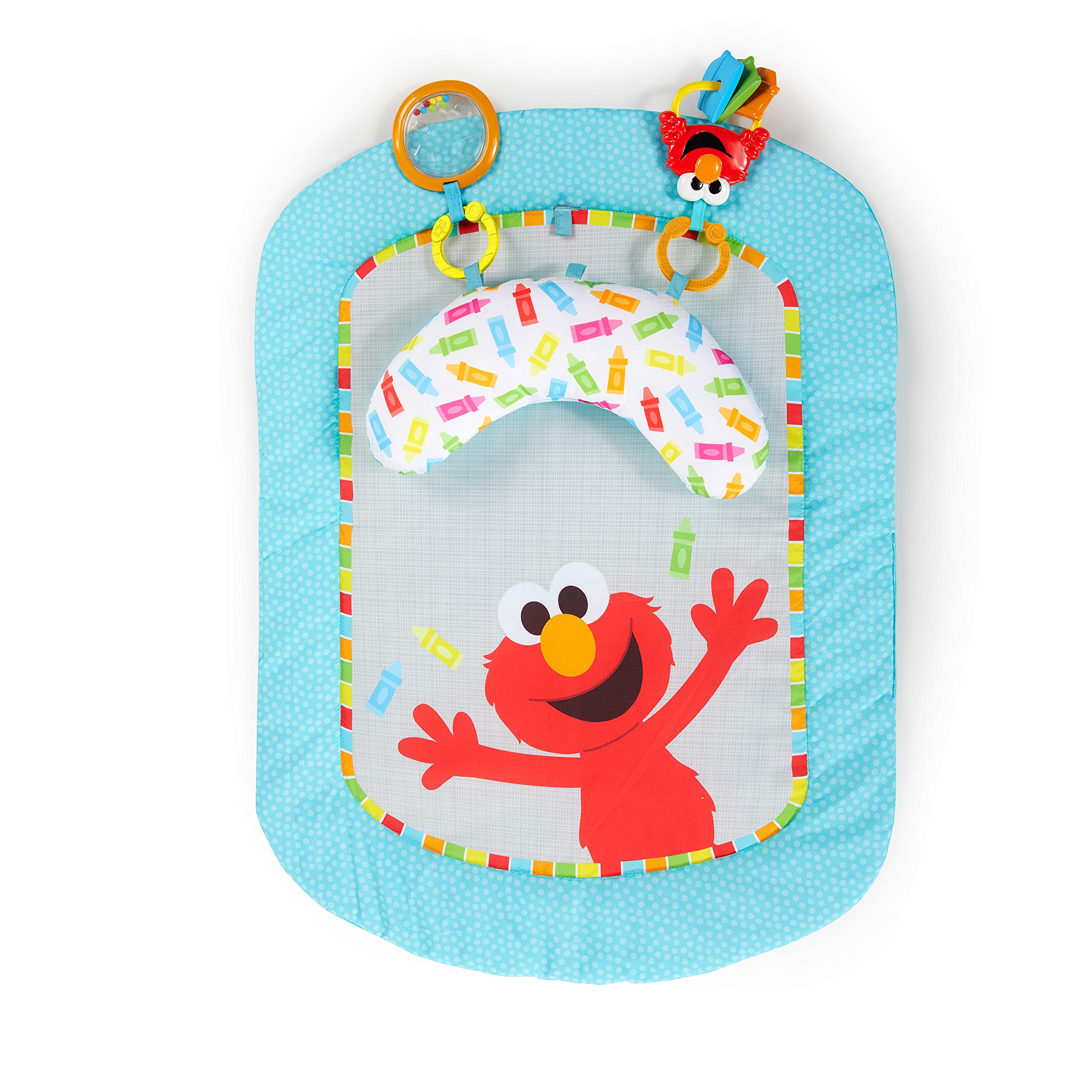Bright Starts Sesame Street I Spot Elmo! Prop Mat, Ages 0-12 Months