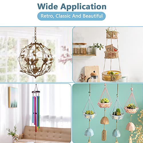 HARSKIYER 6pcs Black Ceiling Hooks, 3" / 75.5mm Ceiling Mounted Hooks Heavy Duty Swag Hook for Hanging Plants Fruit Basket Wind Chimes Lamp