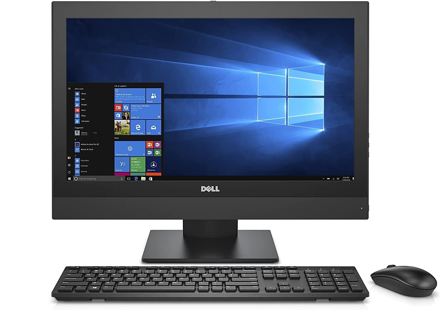 Dell OptiPlex 5250 All in One PC FHD 1920 x 1080 Desktop Computer, Intel Core i5-6500 Processor | 8GB Ram, 256GB SSD | DVD, Webcam, HDMI, Windows 10 (Renewed)