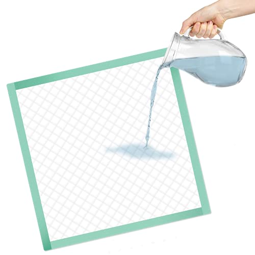 Inspire Ultra 125 Gram Extra Large Super Absorbent Bed Pads for Incontinence Disposable 36 x 36 in. | MAX Absorbent with Polymer Incontinence Bed Pads Liner Chucks Pads Disposable Puppy Pad Large