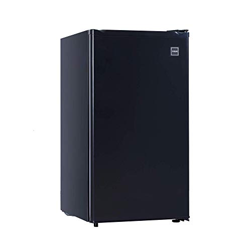 Euhomy Upright freezer, 3.0 Cubic Feet, Single Door Compact Mini Freezer with Reversible Door, Small freezer & RCA RFR321-B-Black-COM RFR321 Single Mini Refrigerator-Freezer Compartment-Adjustable