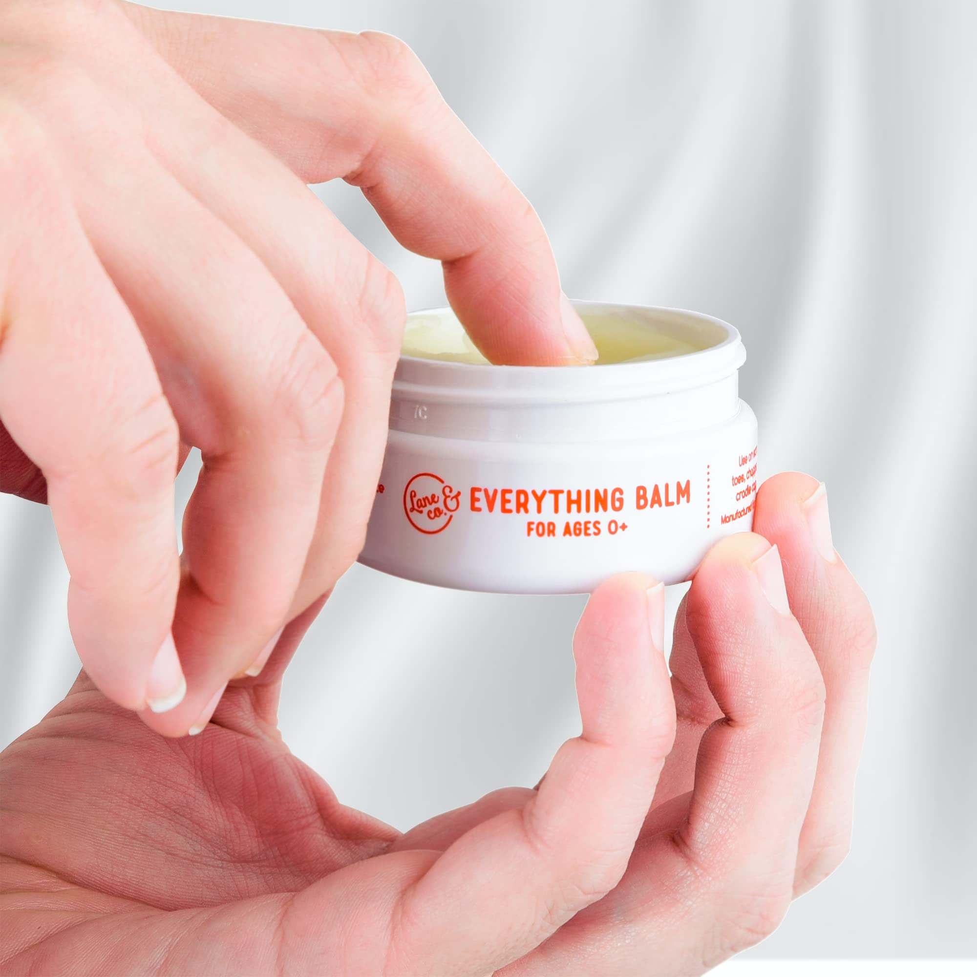 Lane & Co Everything Balm - Plant-Based Baby Care Balm for Diaper Rash, Cradle Cap, Chapped Lips, Dry Skin - Ideal for Sensitive, Delicate Newborn Skin - Suitable for Babies, Kids, Mothers, Adults