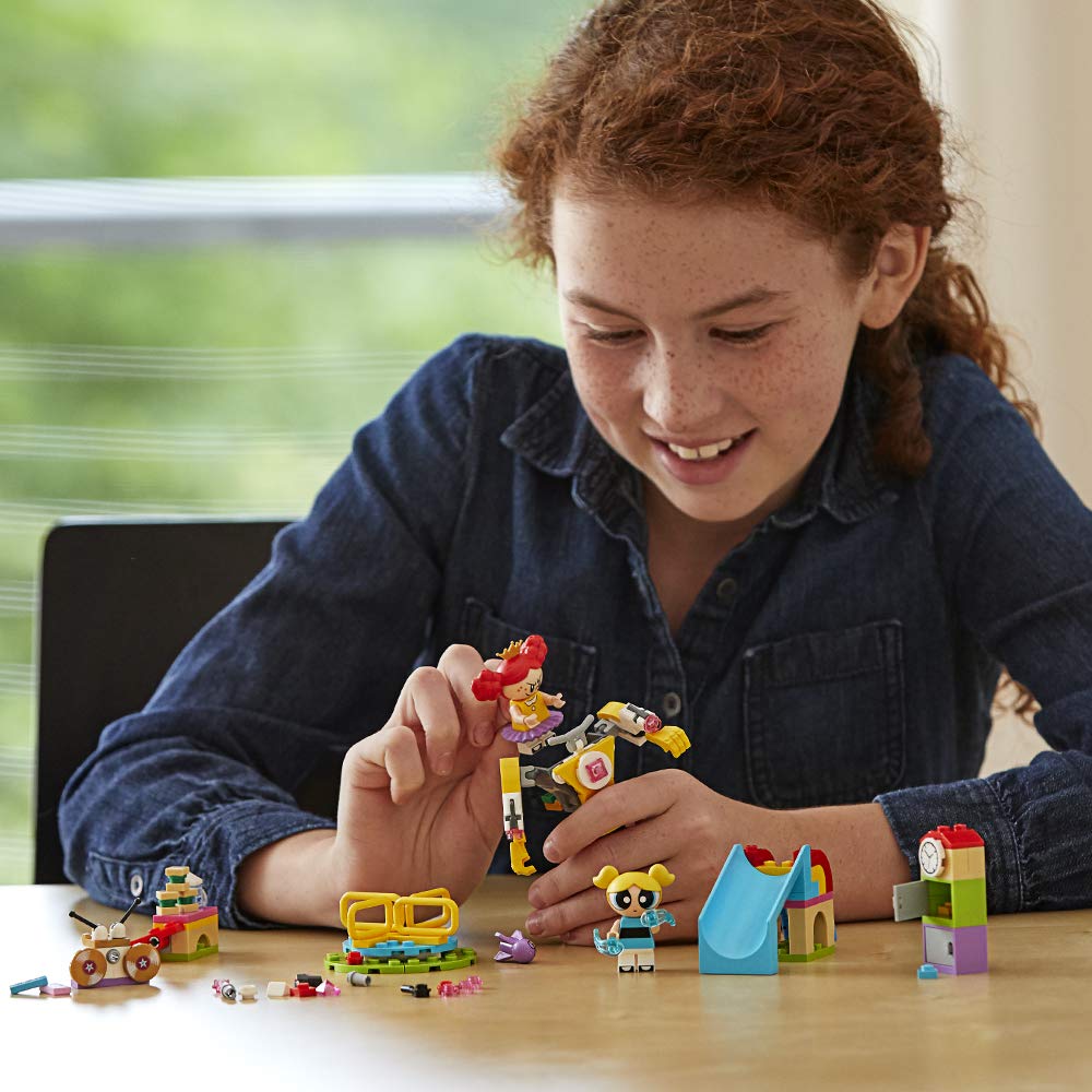 LEGO The Powerpuff Girls Bubbles’ Playground Showdown 41287 Building Kit (144 Pieces)