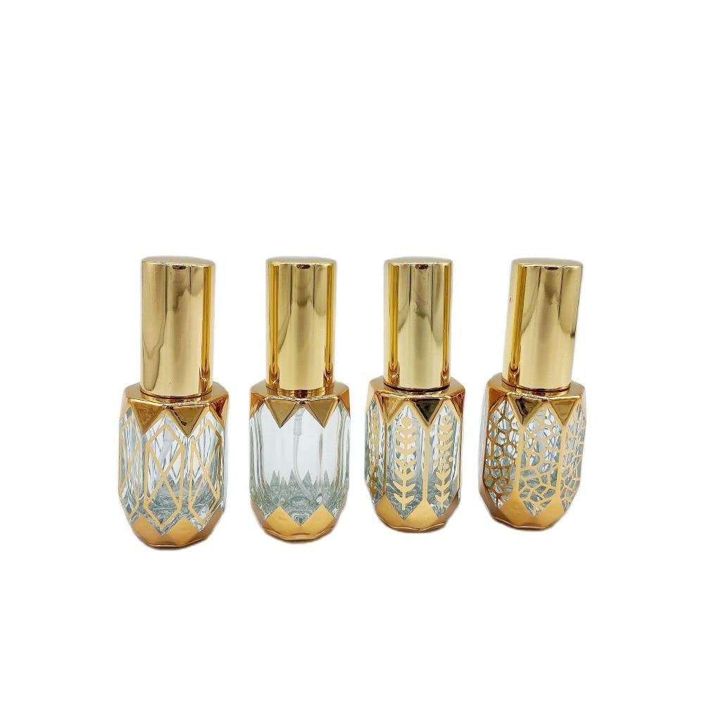 CHDHALTD 6ml Essential Oil Spray Bottles, Portable Glass Perfume Bottle Atomizer for Travel Sample Empty Containers(A Roll-on Bottle)
