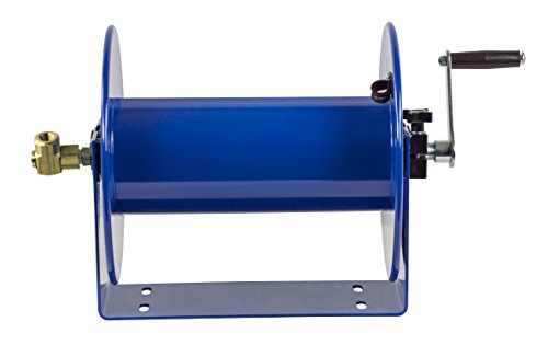 Coxreels 112-3-100 Hand Crank Hose Reel | Spool for Coiling Hoses and Cables | Rotating Storage Reel with Hand Crank | Steel Hose Reel | Fits 3/8'' x 100' Hose | 12β x 18.25β x 13β