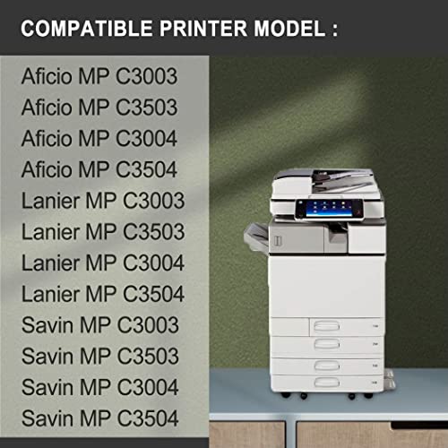 JUHASG Compatible 841815 Toner Cartridge Replacement for Ricoh Ricoh Aficio MP C3003 C3503 C3004 C3504 Lanier MP C3003 C3503 Savin MP C3003 C3503 C3504 Printe MP C3503 Toner Cartridge(1 Pack, Magenta)