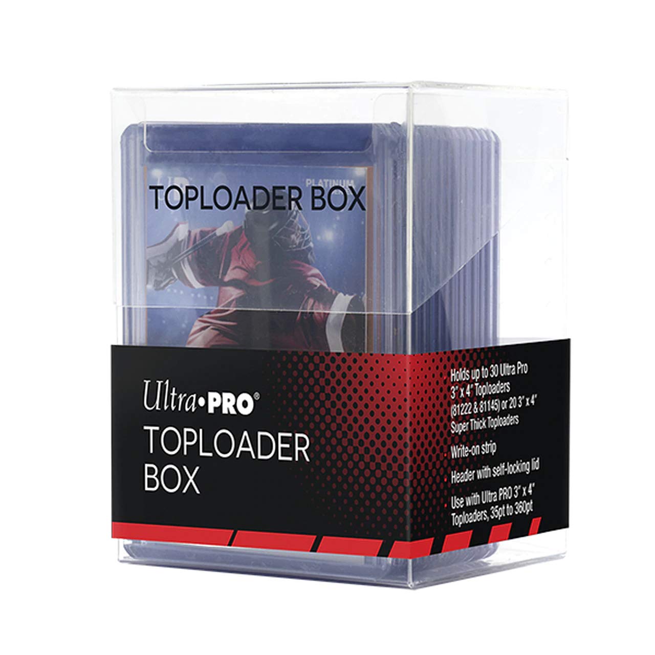 Ultra Pro Toploader Clear Card Storage Box - 85398 - AW11850