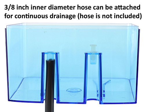 InvisiPure Hydrowave Dehumidifier - Small Compact Portable Dehumidifier for Home, RV, Bathroom, Closet, Bedroom, Small Room, Basement, Boat, Mold - Continuous Drain Hose Ready - Quiet Electric Peltier