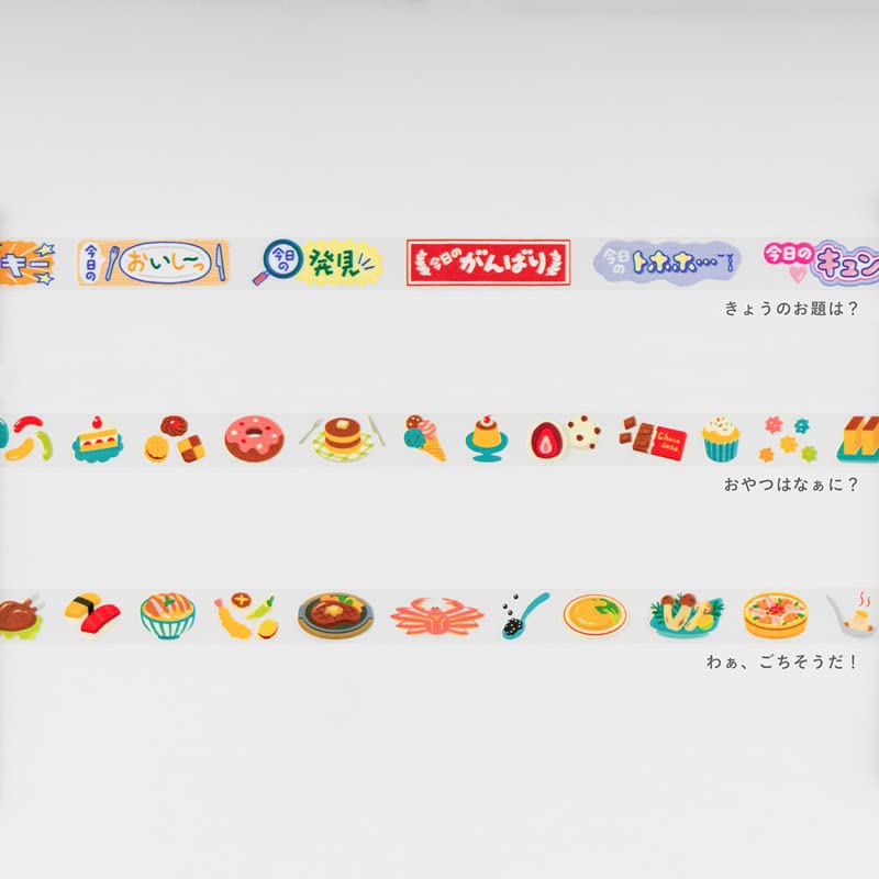 Hobonichi Techo Accessories Plus x Hobonichi: Deco Rush - What a feast!