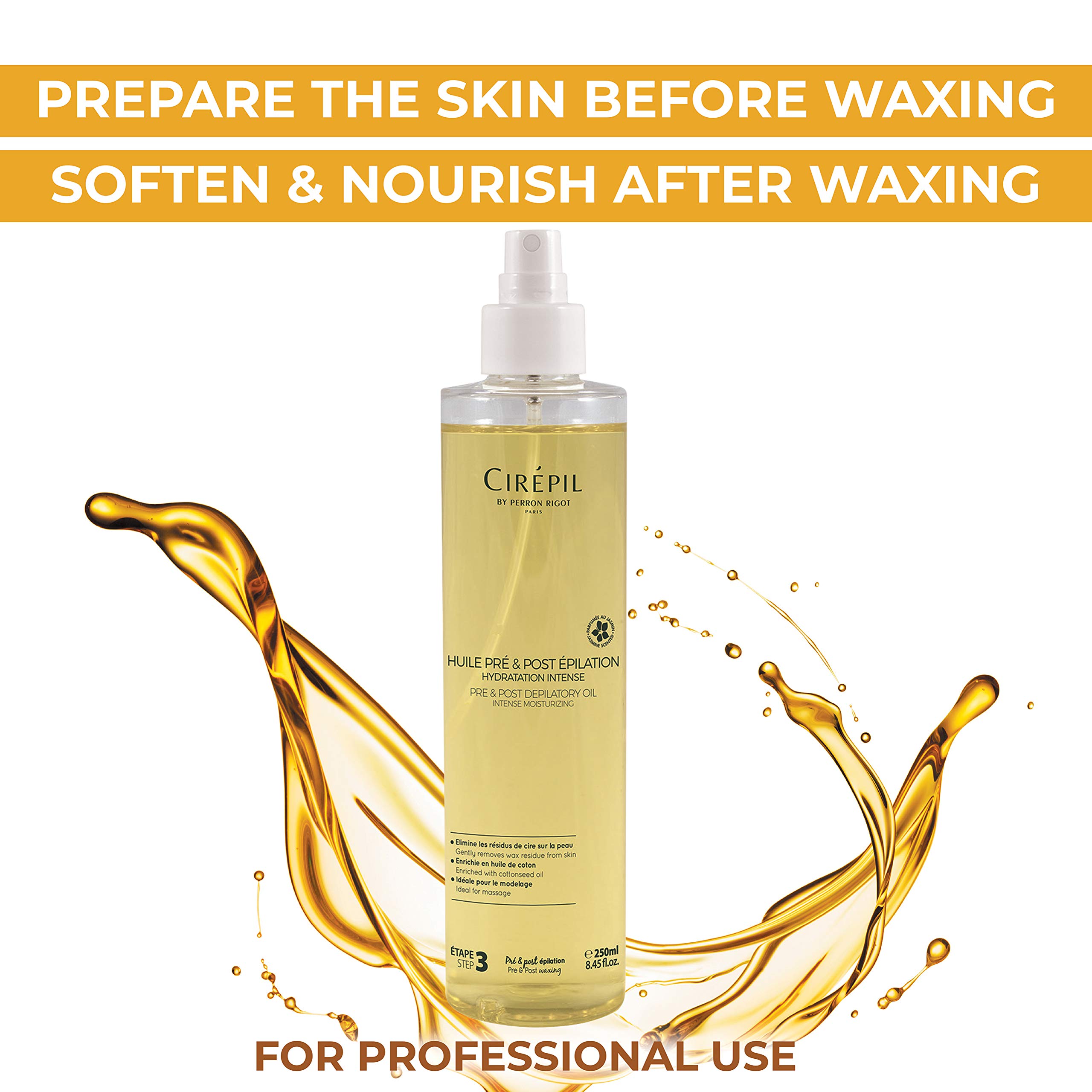 Cirépil Pré & Post Waxing Bundle: Blue Lotion 8.45 fl oz + Depilatory Oil 8.45 fl oz