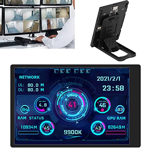 Emoshayoga Display Screen, Easy Operation Simple Installation Mini Monitor Various Modes for Replacement