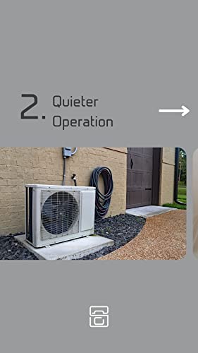 Premium Levella Mini Split Air Conditioner Heat Pump, 9000 BTU up to 36000 BTU 110V or 220V Compatible with Alexa, White (9000 BTU 110V/120V)