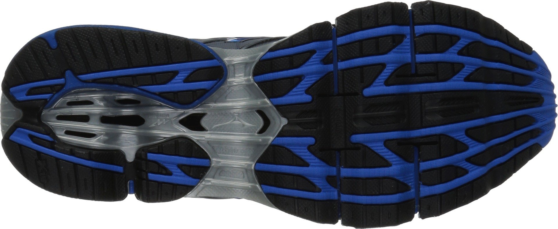 Mizuno Men's Wave Prophecy 7 Running Shoes, Trade Winds/Black, 12 D US