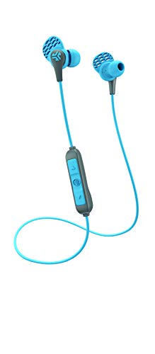 JLab JBuds Pro Bluetooth Wireless Signature Earbuds | Titanium 10mm Drivers | 6-Hour Battery Life | Music Controls | Noise Isolation | Bluetooth 4.1 Extra Gel Tips and Cush Fins | Graphite/Blue