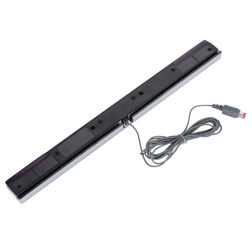 Zerone Sensor Bar, Wired Infrared Sensor Bar for Wii, IR Infrared Ray Inductor Sensor Bar Replacement with Extension Cable for Wii Console Controller