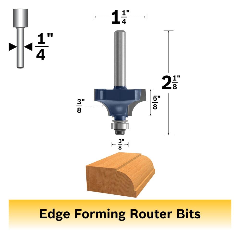 Bosch 85496M 3/8 In. x 5/8 In. Carbide Tipped Beading Bit