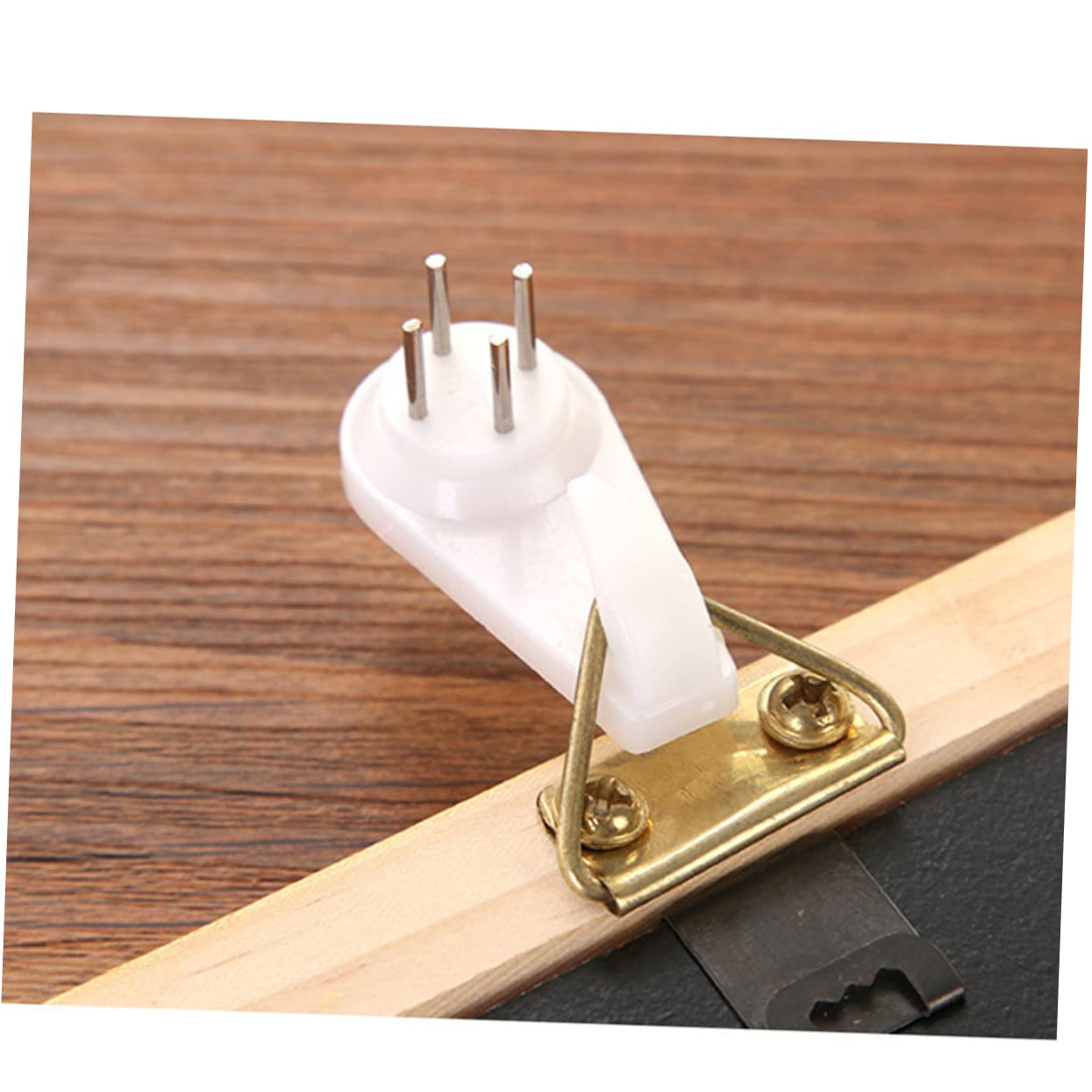 Garneck 10pcs White Household Wall Stud
