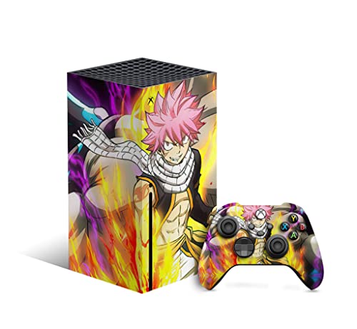 Dragon Magic Boy Anime X-box-Series-X Console Controllers Skin Decals Stickers Wrap Vinyl for X-box-Series-X Console