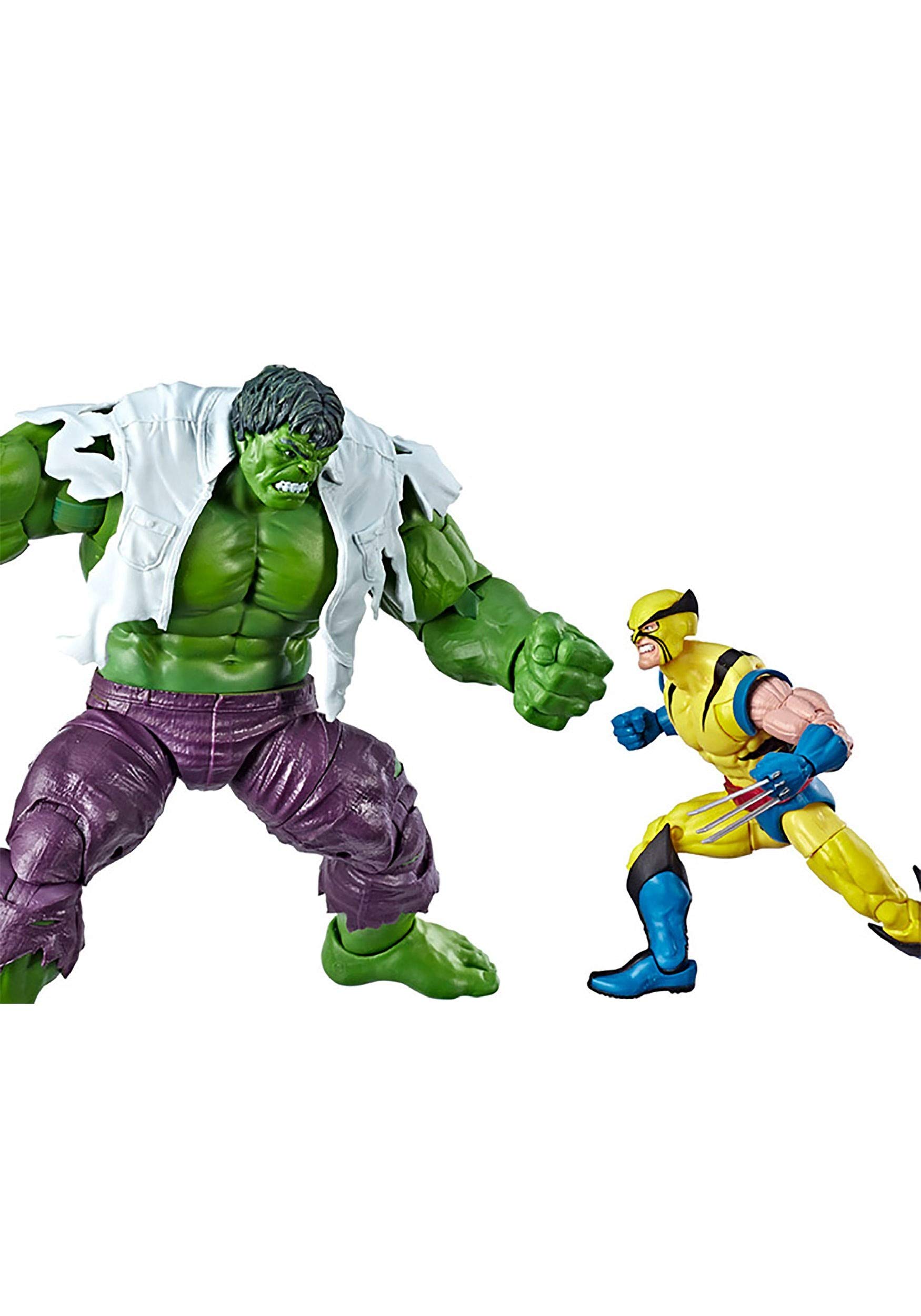 Marvel Legends 80th Anniversary Wolverine and Hulk 6-Inch Action Figures - Exclusive