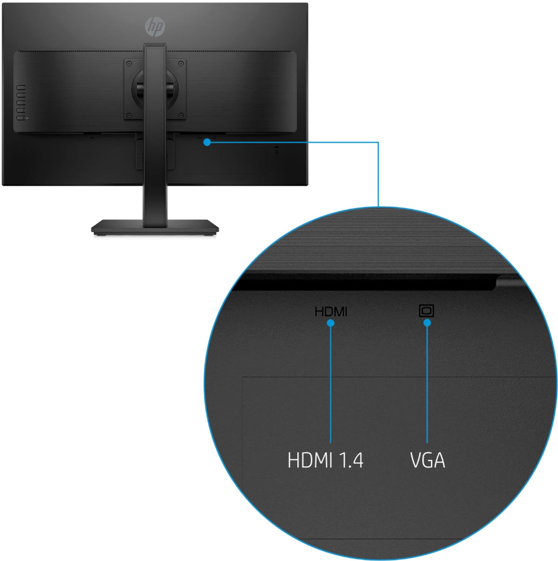 HP 27mq 27 Inch Anti-glare LED Desktop PC Monitor QHD 60Hz 5ms IPS Panel Flat Screen Low Blue Light Mode HDMI VGA Adjustable Stand Height Pivot Rotation VESA Mountable for Home Office (Renewed)