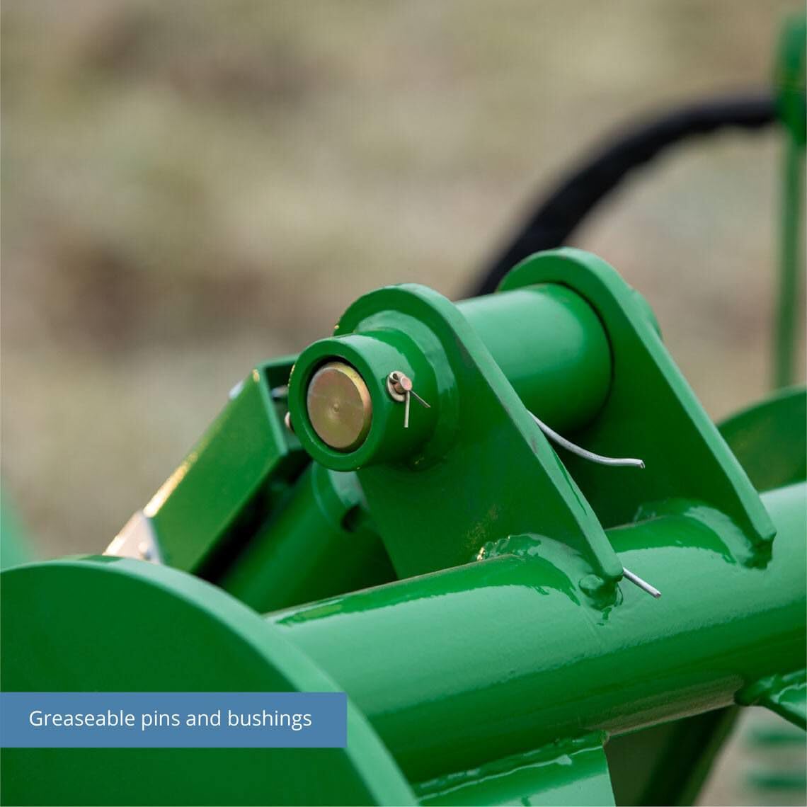 Titan Attachments 60-in Tine Bucket Attachment Fits John Deere Loaders Fits John Deere Loaders, Hook and Pin Connection