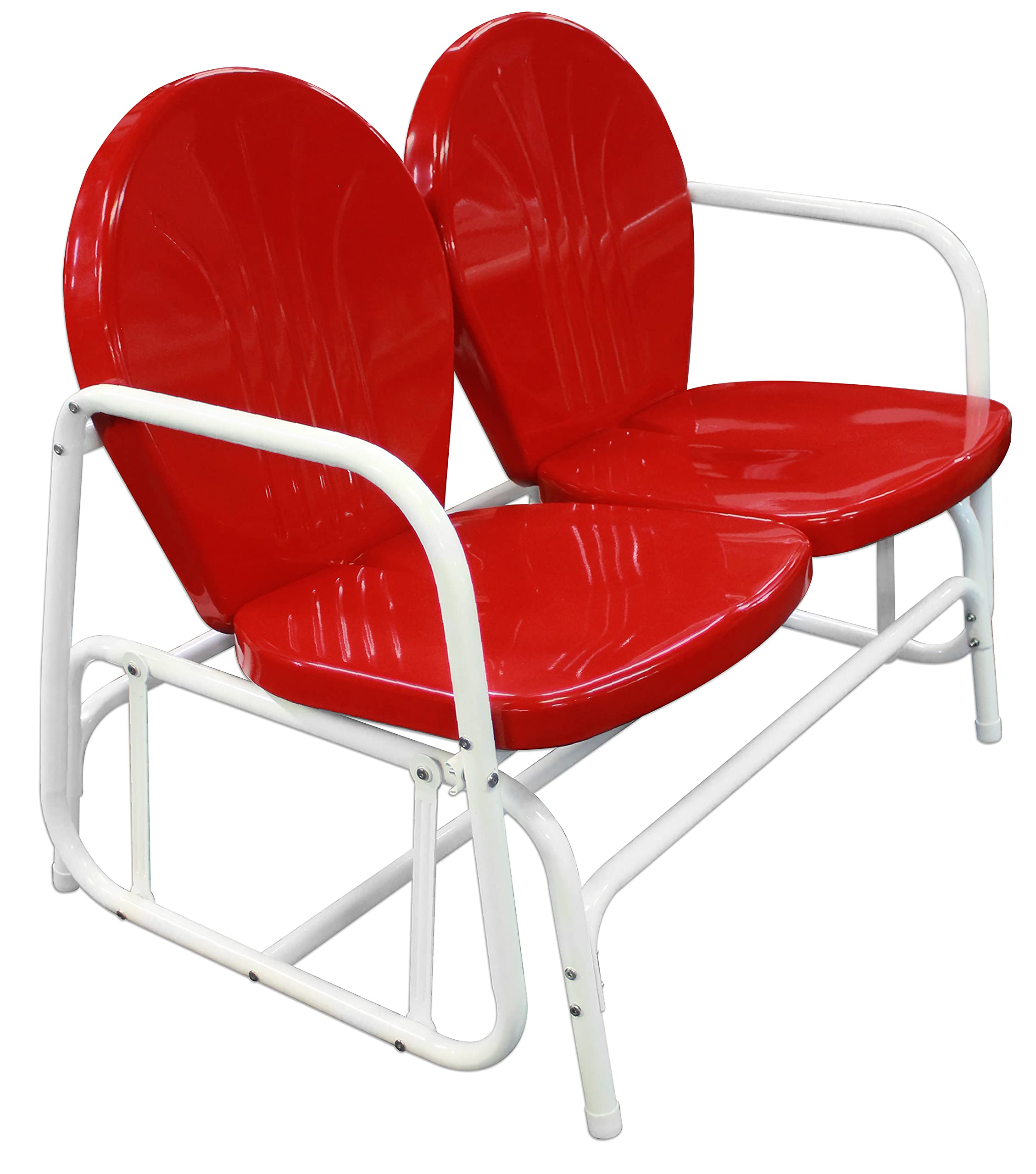 Leigh Country TX 93512 RED/White Retro Double Glider