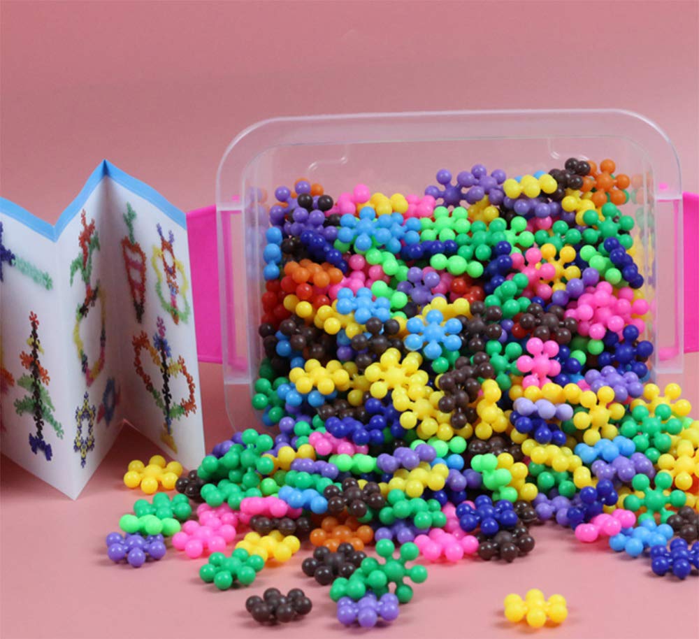 LVEA Building Blocks, STEM Toys Kids Educational Toys Building Discs Sets Interlocking Solid Plastic for Preschool Kids Boys and Girls 480 Pieces