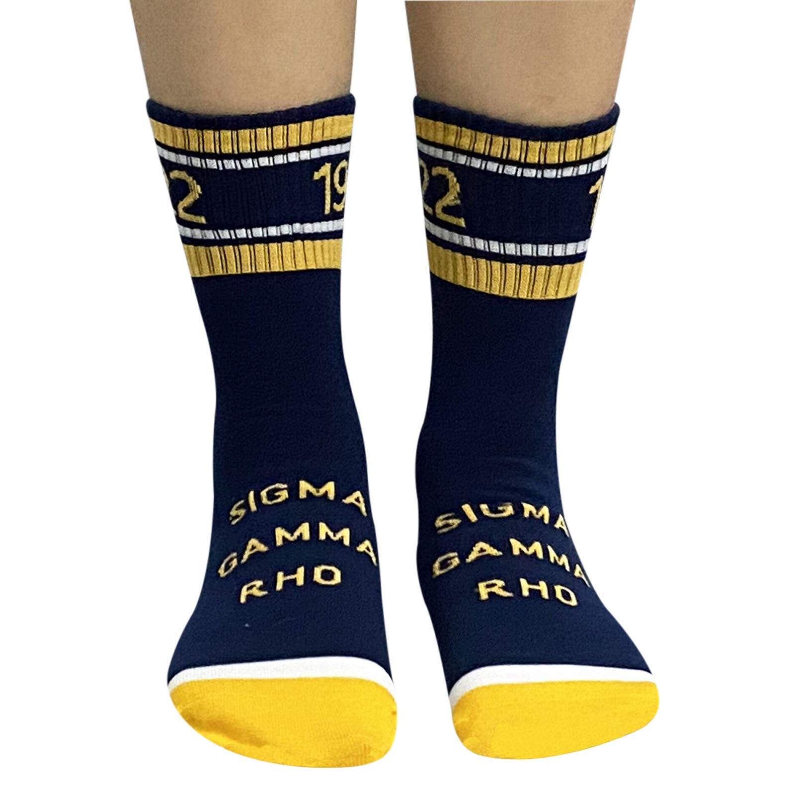 JXGZSO Sigma Gamma Rho Sorority Gift 1922 Sigma Gamma Rho Blue Socks SGRHO Sorority Sister Gift (SGR socks)