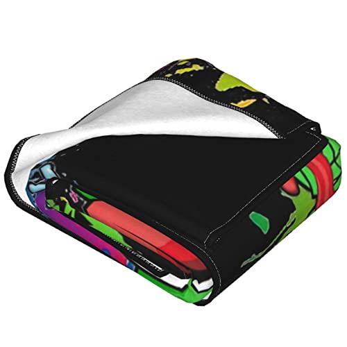Game Cartoon Anime Ultra-Soft Micro Fleece Blanket Lightweight Throw Blankets for Couch Sofa Bed Bedroom (50"X40")