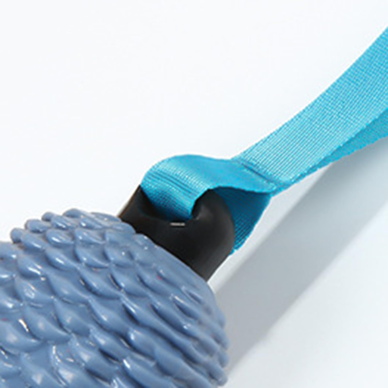 Honrane Teething Relief Dog Toy Pine Cone Shape Dog Squeaky Chew Toy Training Cleaning Interactive Tough Dog Toy for Medium Dogs Blue