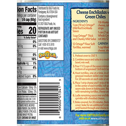 Ortega Enchilada Sauce, Red Chili, 10 Ounce (Pack of 12)