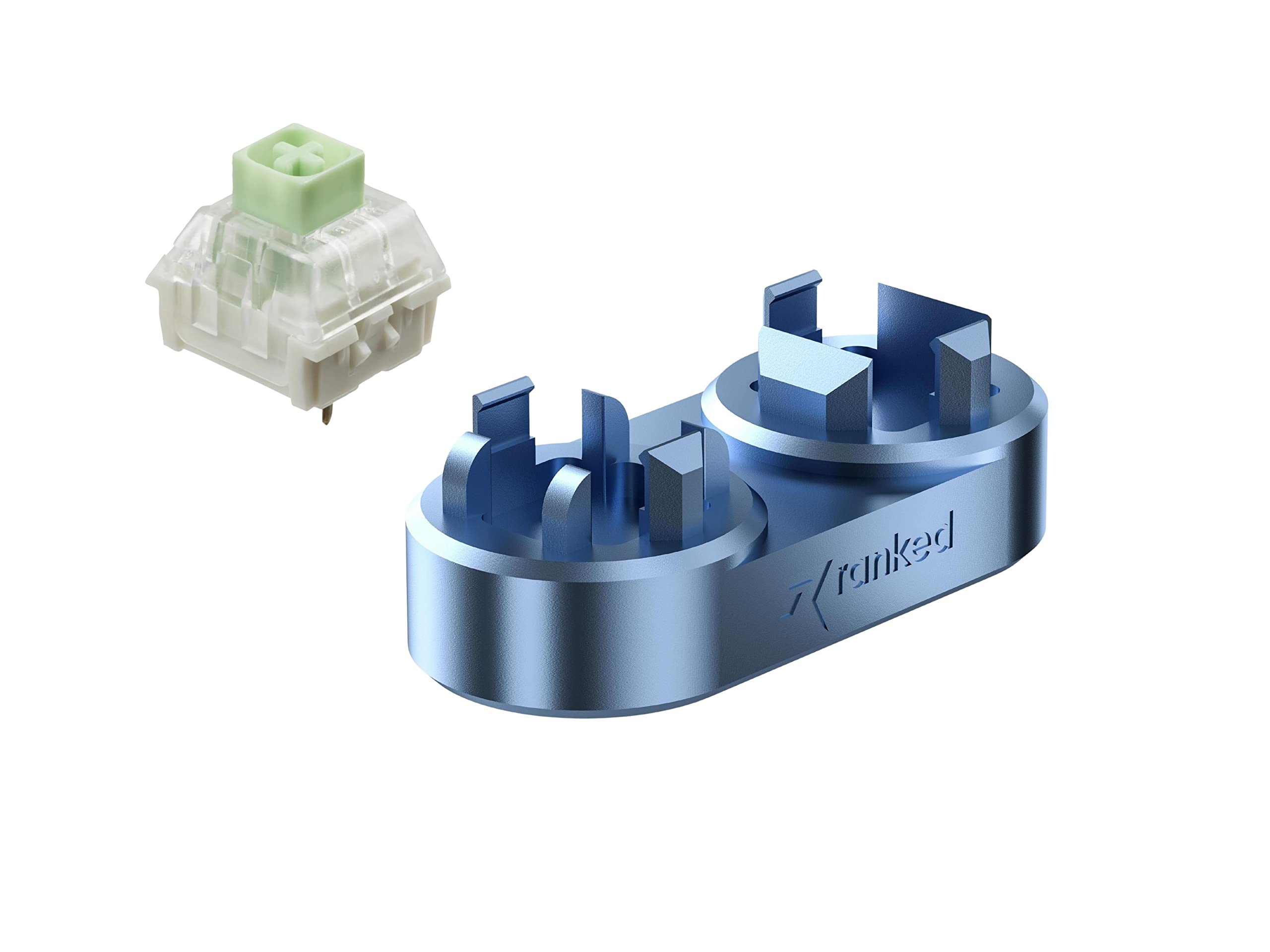 Bundle of 90 Kailh Box Jade Switches for Mechanical Gaming Keyboards & Ranked Premium CNC Machined Switch Opener