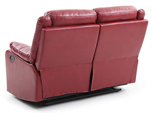 Glory Furniture Ward Love Seats, Red
