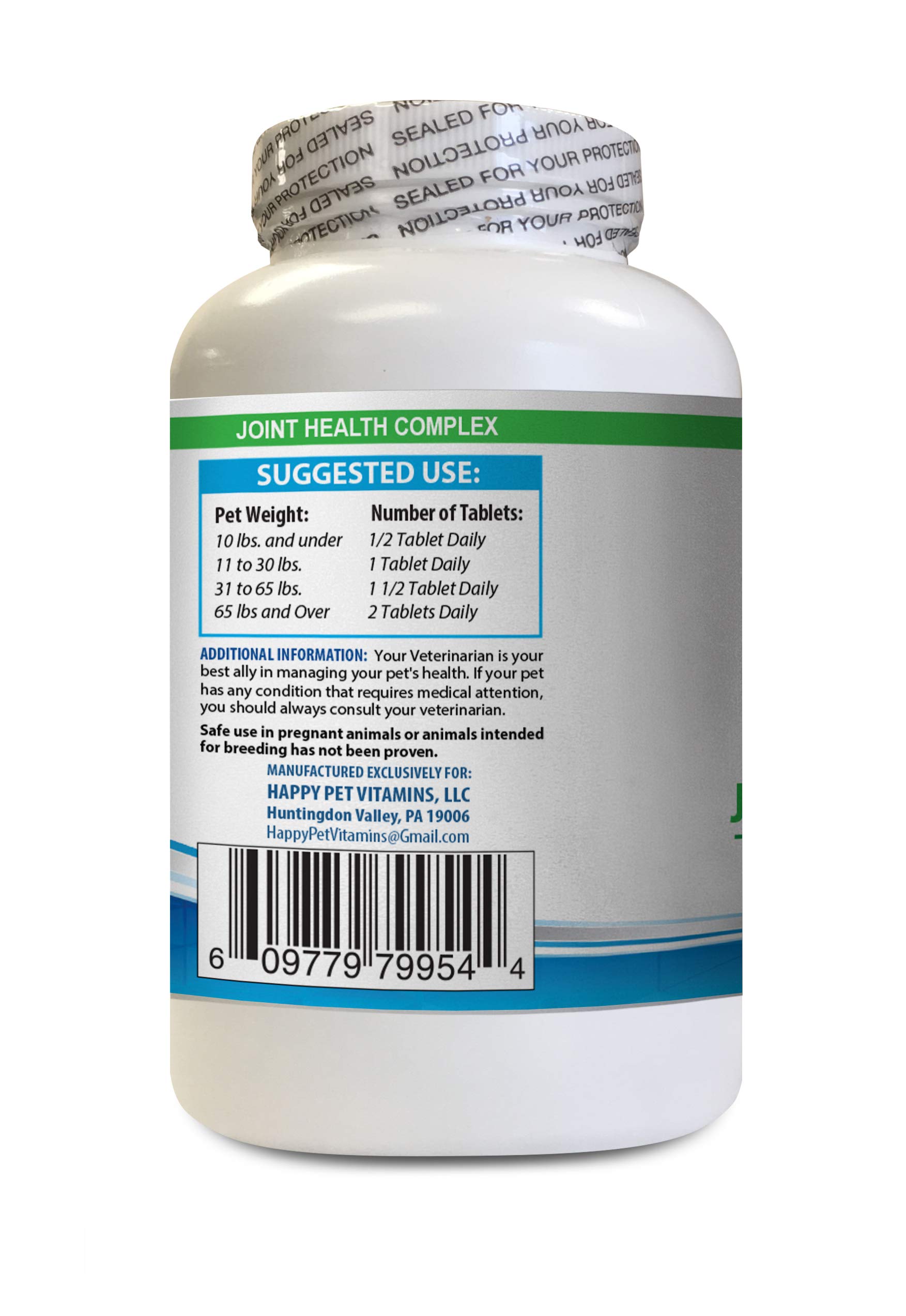 Joint and Hip for Cats - PET Joint Health Complex with Turmeric - Dogs and Cats - MSM GLUCOSAMINE - Immune Boost - cat Joint Supplements - 3 Bottles (180 Tablets)