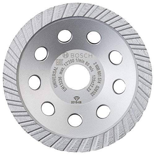 Bosch Professional 2608601574 Diamond Wheel Cup for Universal (for Concrete and Natural Stone, 125 x 22.23 x 3 mm, Accessories for Angle Grinders)