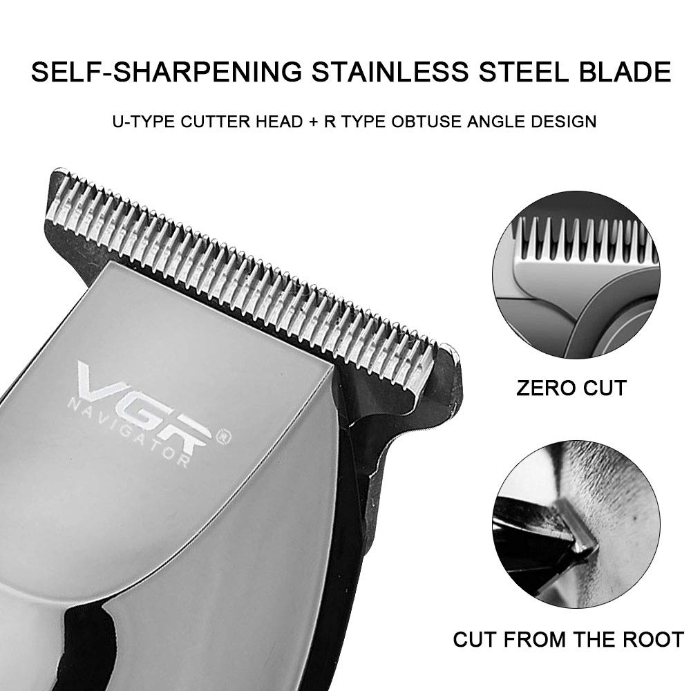 Compact Hair Clippers Professional Cordless light weight Hair Trimmer for Men Close Cut Men bald head shaver Smart Display USB Rechargeable Haircut Kit