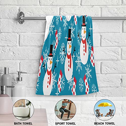 Christmas Snowman Dish Towels for Drying Dishes,Xmas Kitchen Cloth Dish Towels Premium Dishcloths Super Absorbent Fast Drying