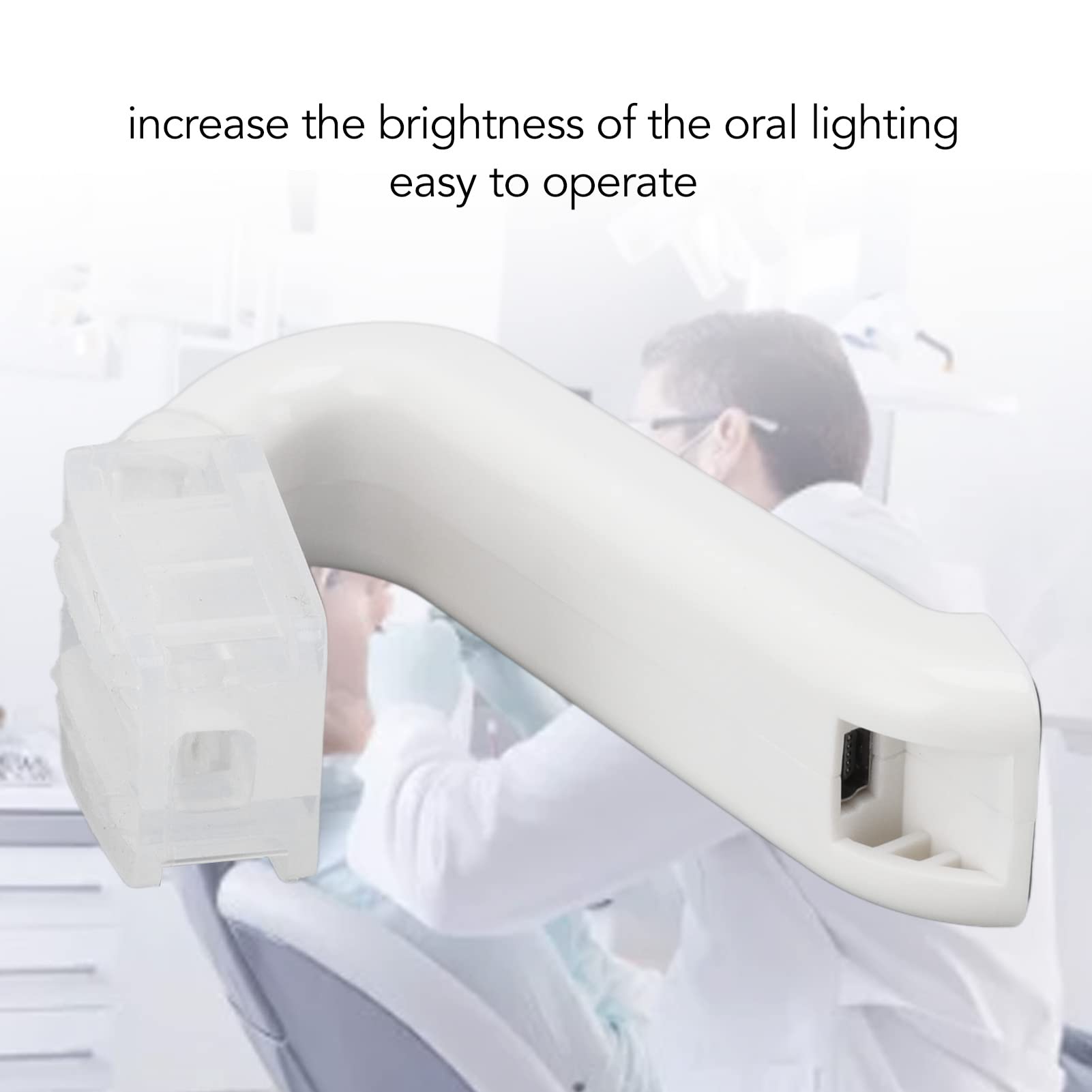 Dental Intraoral Lamp Rechargeable LED Oral Lighting Bracket Device for Dentistry (US Plug)
