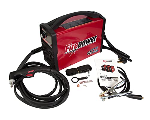 FIREPOWER 1445-1935 35i Portable Plasma Cutter for Steel, Stainless Steel, Brass, Aluminum, 2.8" Color LCD Panel, Torch Trigger 2T/4T Function, Grate/Plate Cutting, 5/8" Max Cut, 35 Amps, 208/230 VAC