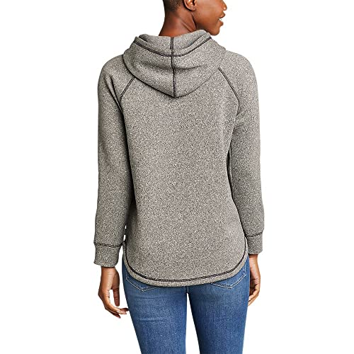 Eddie Bauer Women's Radiator Sweater Fleece Hoodie, Blue Haze, Medium