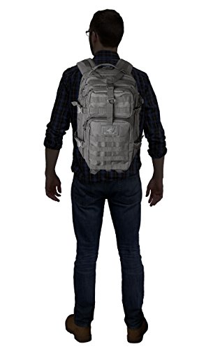Exos Bravo Tactical Assault Hiking Camping Backpack Rucksack Bug Out Bag Daypack MOLLE Equipped Hydration Pack Compatible