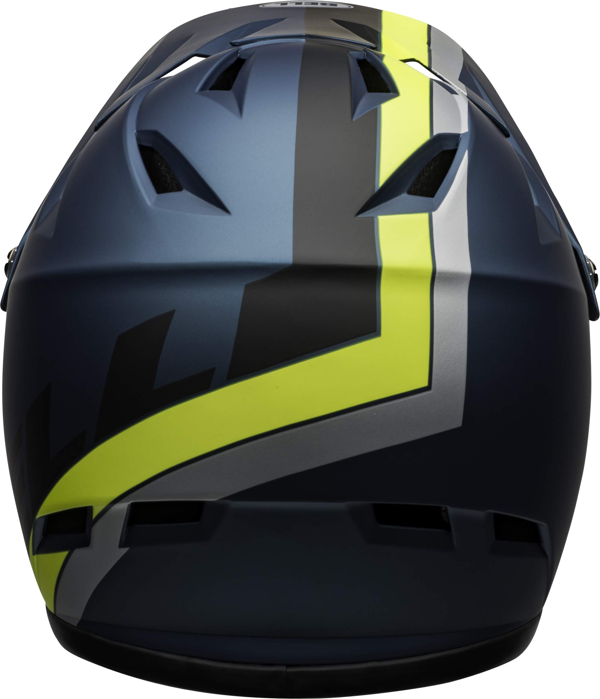 BELL Sanction Adult Full Face Bike Helmet - Matte Blue/Hi-Viz (2023), Medium (55-57 cm)