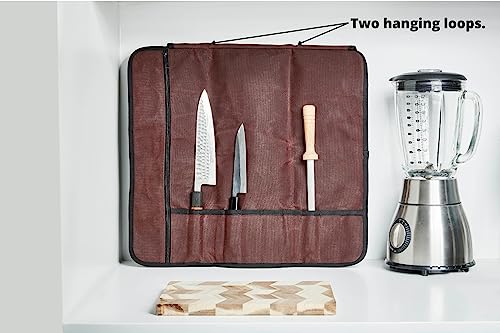 Chefessentials Chef Knife Bag - Stylish Design, Snug Fit, Safe and Secure, Ideal for Professional Chefs and Home Cooks