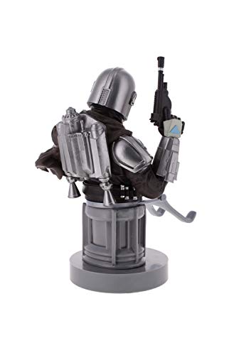 Exquisite Gaming: Star Wars: The Mandalarian - Original Mobile Phone & Gaming Controller Holder, Device Stand, Cable Guys, Licensed Figure