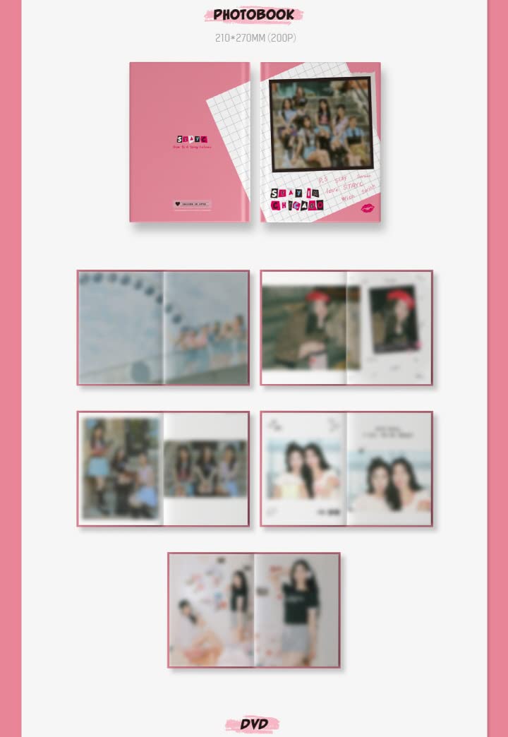 DREAMUS STAYC STAY IN CHICAGO 1st PhotoBook Package+Photobook+DVD+Photocard set+Postcard set+Tracking