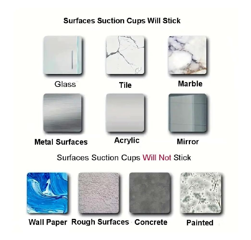 Dependable Industries inc. Essentials 18-Pack BPA-Free Suction Cups with Metal Hooks, 1.75" Diameter Clear - Office & Decor Use, Utility Home Hanging Organizer Use on Smooth Surface