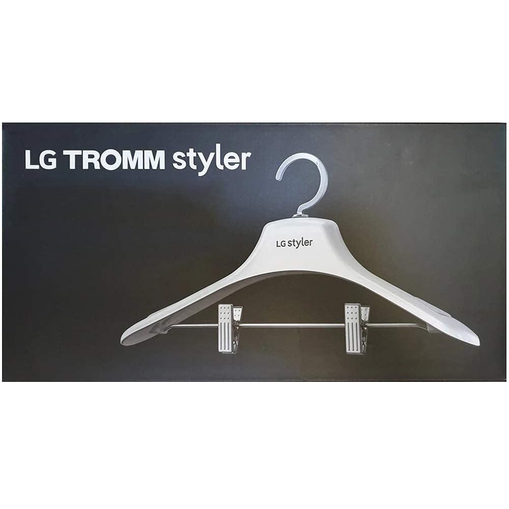LG Styler Clothes Shirts Suit Hanger Holder with Non-Slip Pad, Stainless Steel Clips and Hooks