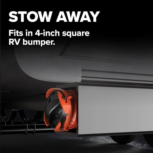 ﻿Camco RhinoEXTREME 20-Foot Camper / RV Sewer Hose Kit - Premium Sewer Kit - Pre-Assembled & Ready-to-Use - Includes 4-in 1 Dump Station Adapter & Storage Caps - Crush & Abrasion Resistant (21012)