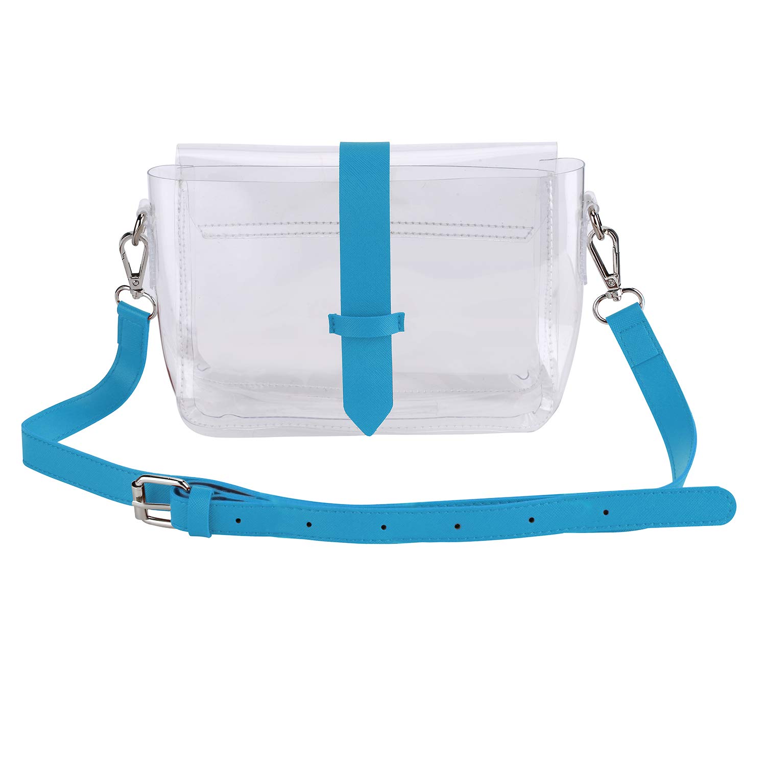 MOETYANG Womens Transparent Clutch Clear Purse Crossbody Shoulder Bags with Removable Shoulder Strap