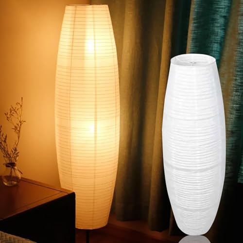 European Style Vertical Lampshade Floor Lamp Living Room Bedroom Creative Cross-border Warm LED Lighting Decoration